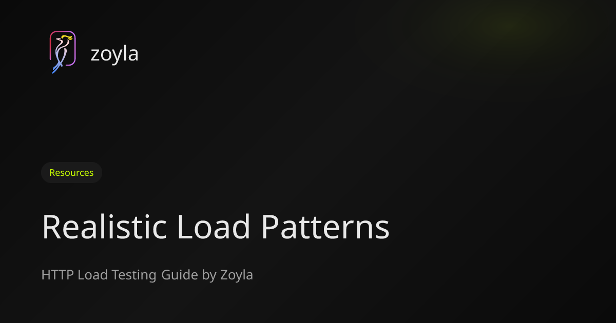 Creating Realistic Load Patterns – Zoyla